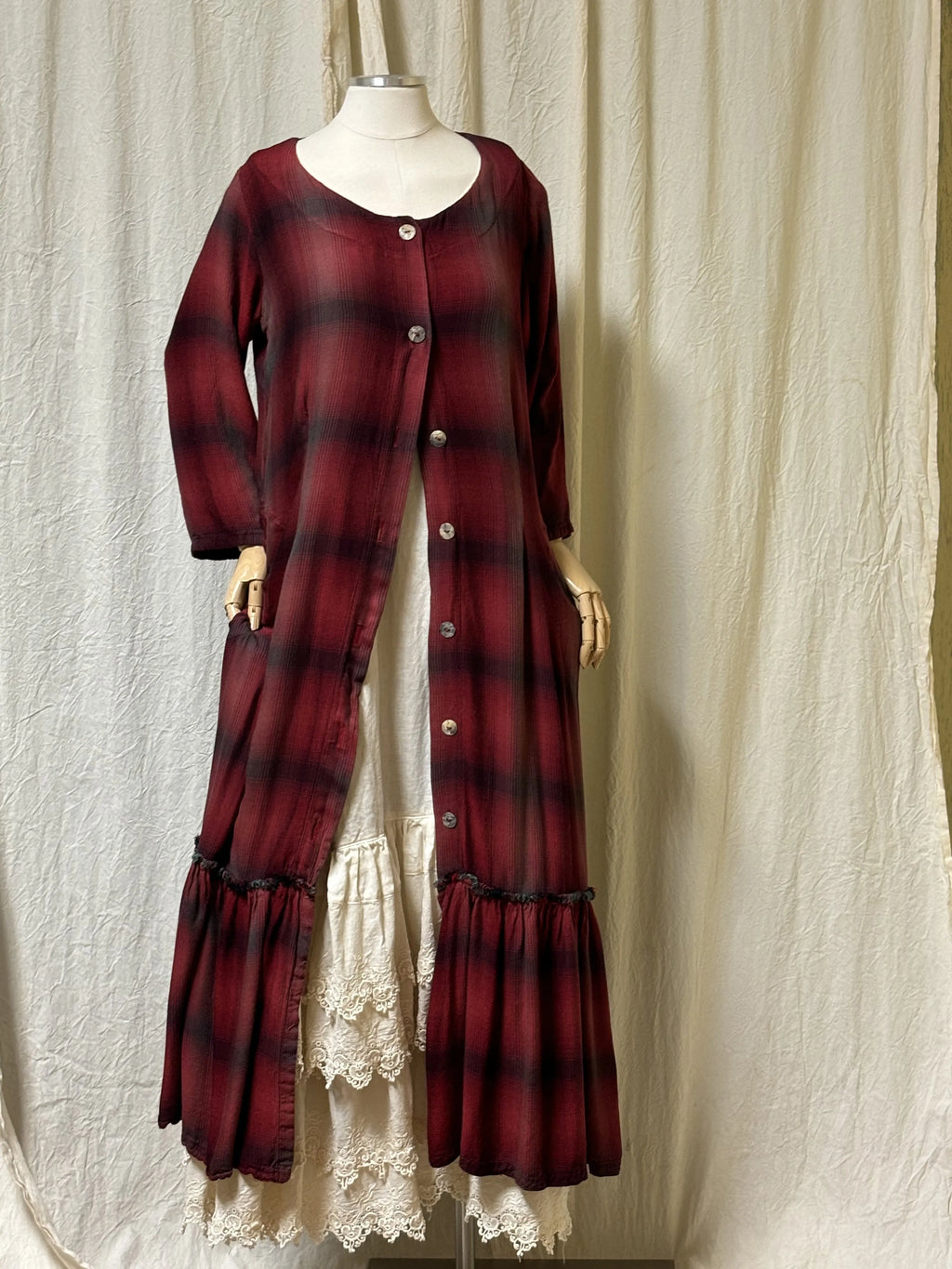 Mid Town Dress, Rayon Twill – Heart's Desire Clothing