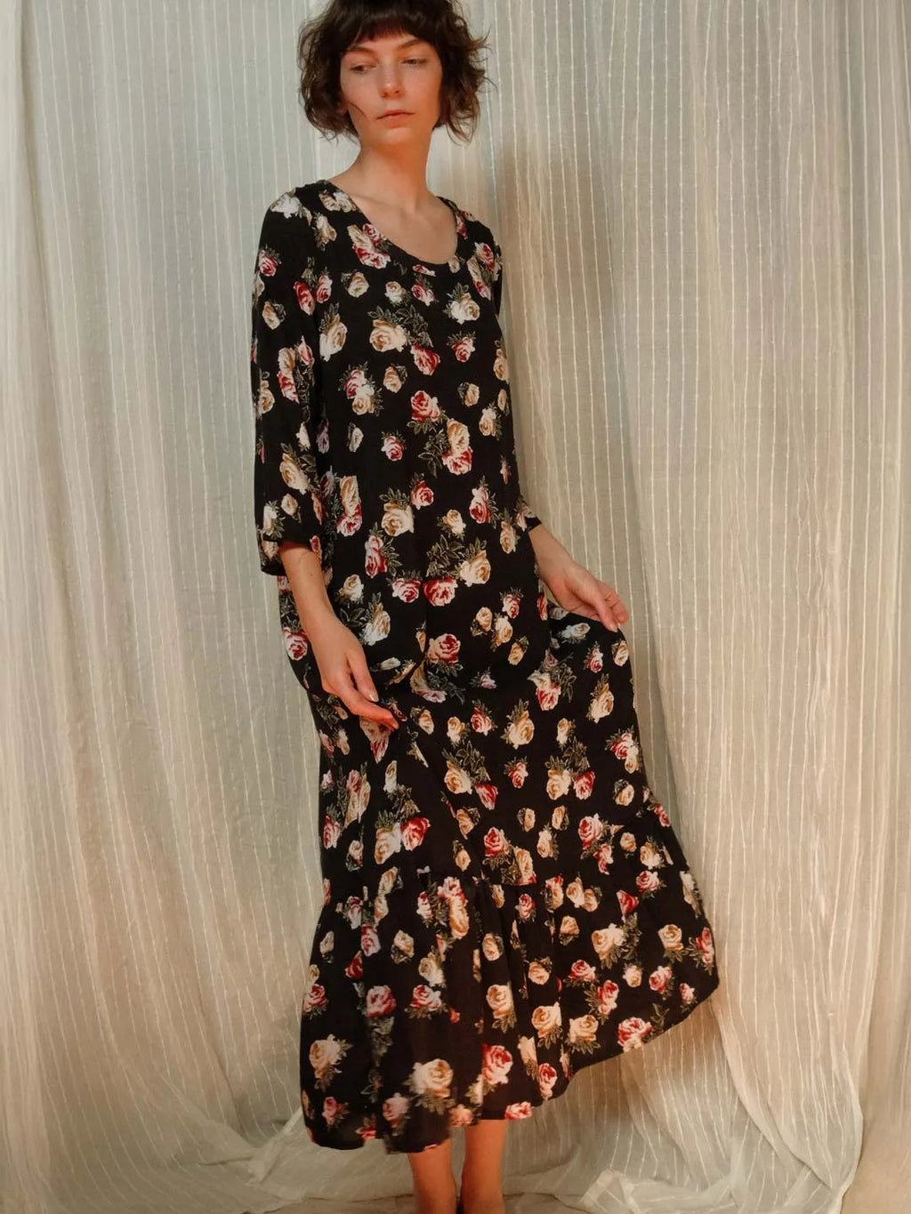 Fairy Dress in Rayon Floral – Heart's Desire Clothing